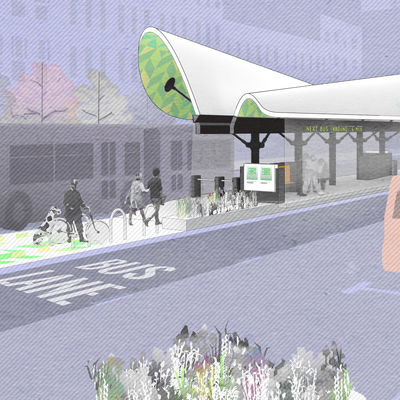 Twelve Designs Reimagine the Boston Bus Stop · Barr Foundation
